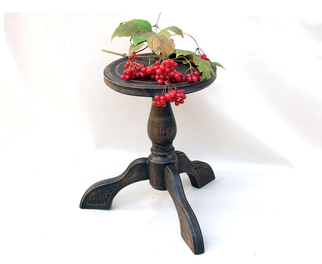 Tall Oak Wood Planter Stand Indoor Pedestal Wooden Pot Plant Stand ...