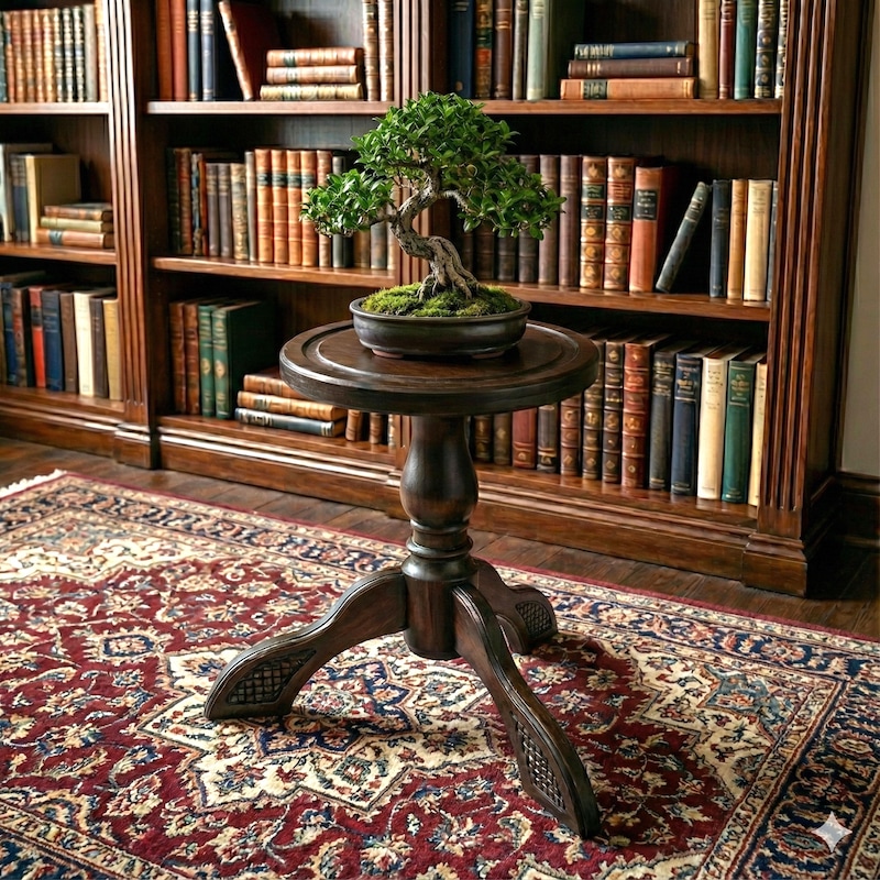 Mid Century Low Plant Stand - Etsy