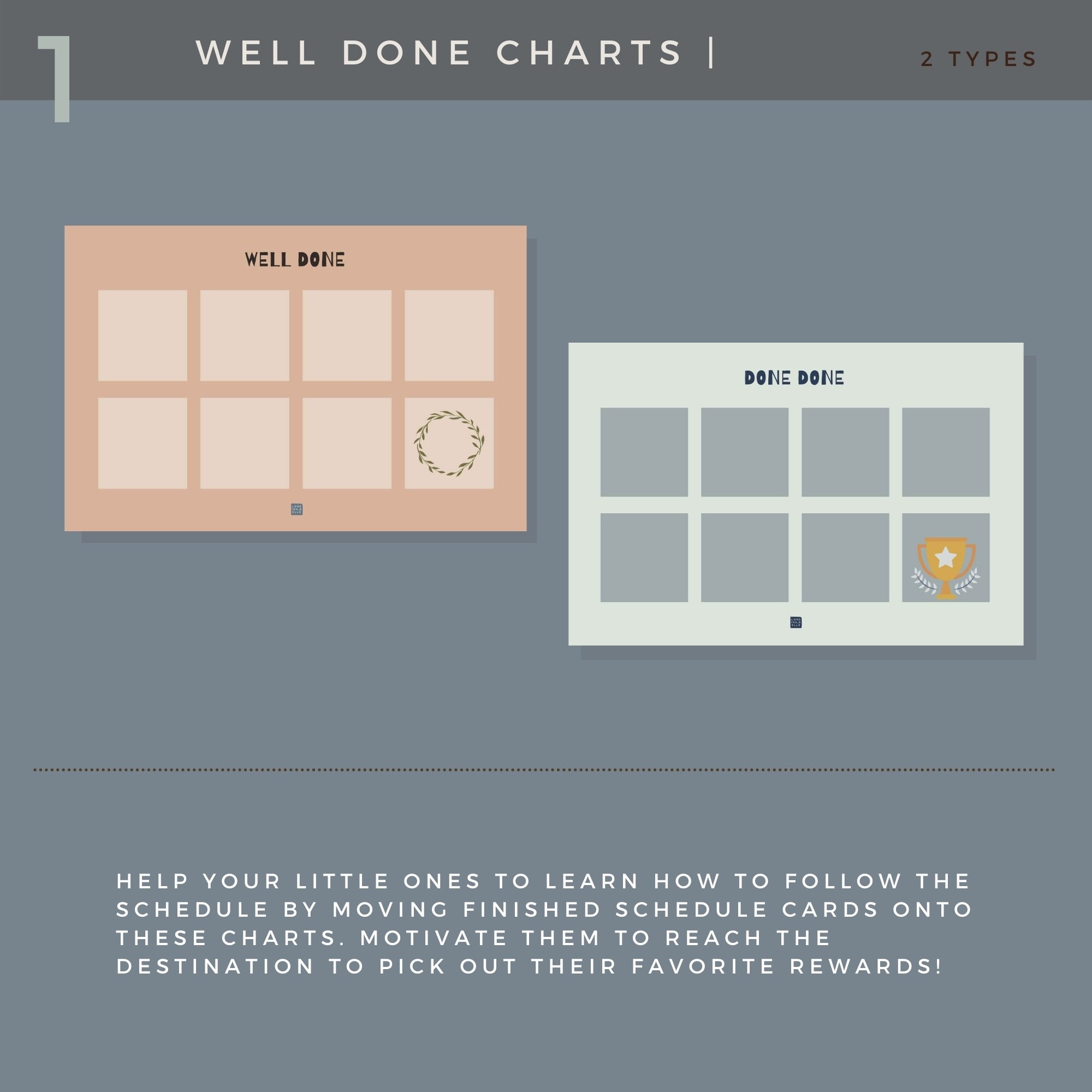 Done Chart Visual Schedule Cards Well-done Chart ADHD - Etsy