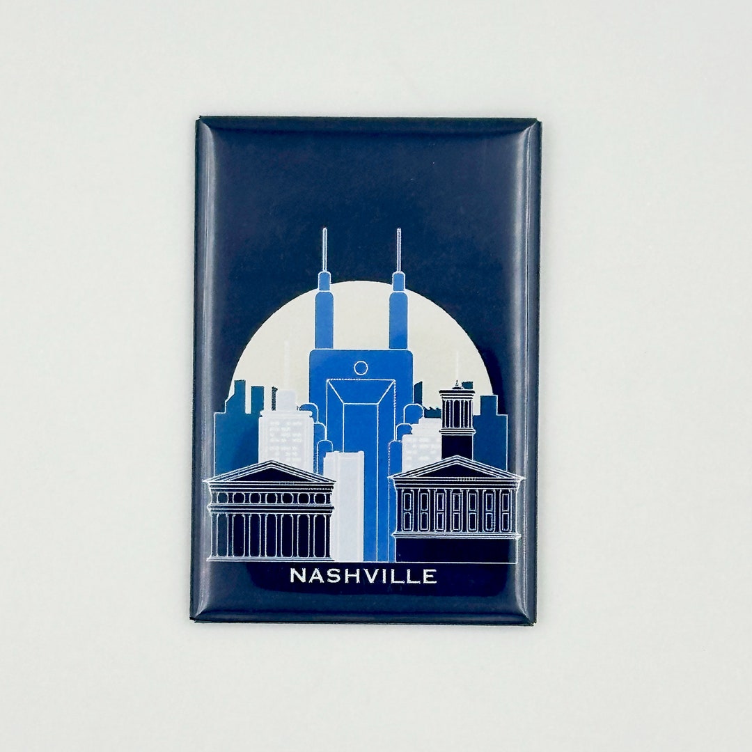 Nashville, TN Buildings Magnet - Etsy