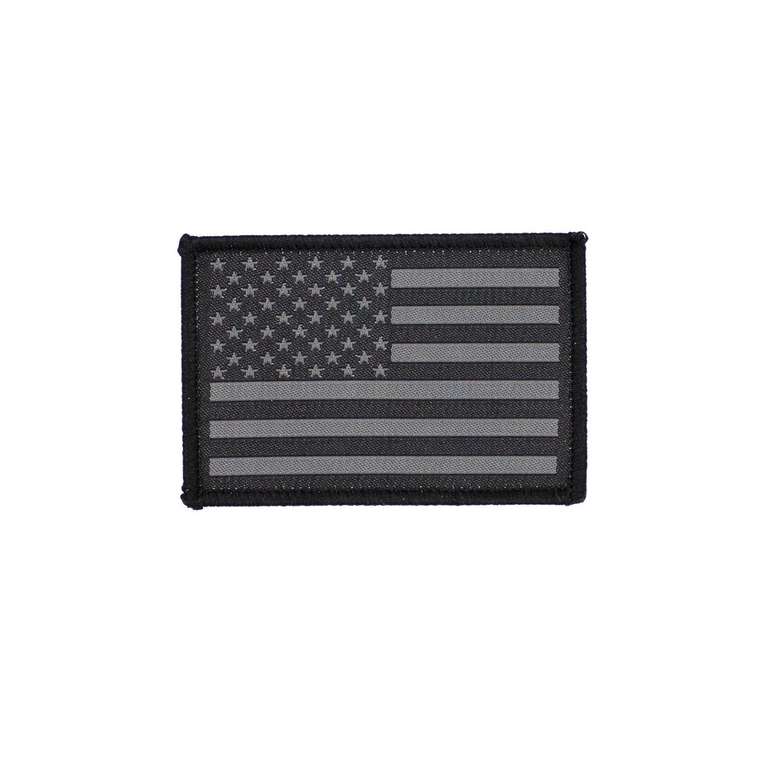 Black American Flag Woven Patch - Etsy