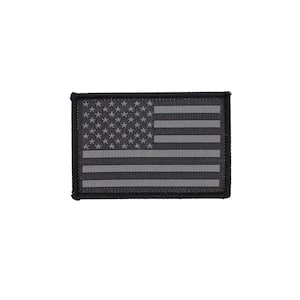 Black American Flag Woven Patch - Etsy