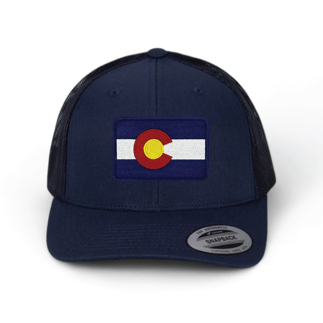 Colorado Flag Patch Trucker Hat - Etsy