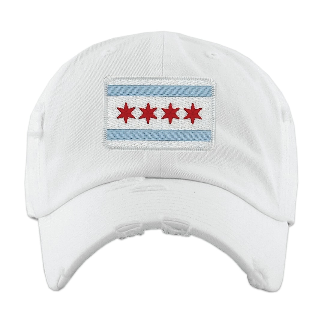 Chicago Flag Patch Dad Hats - Etsy