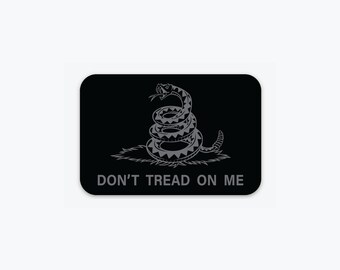 No Step on Snek Funny Don't Tread on Me Sticker High - Etsy