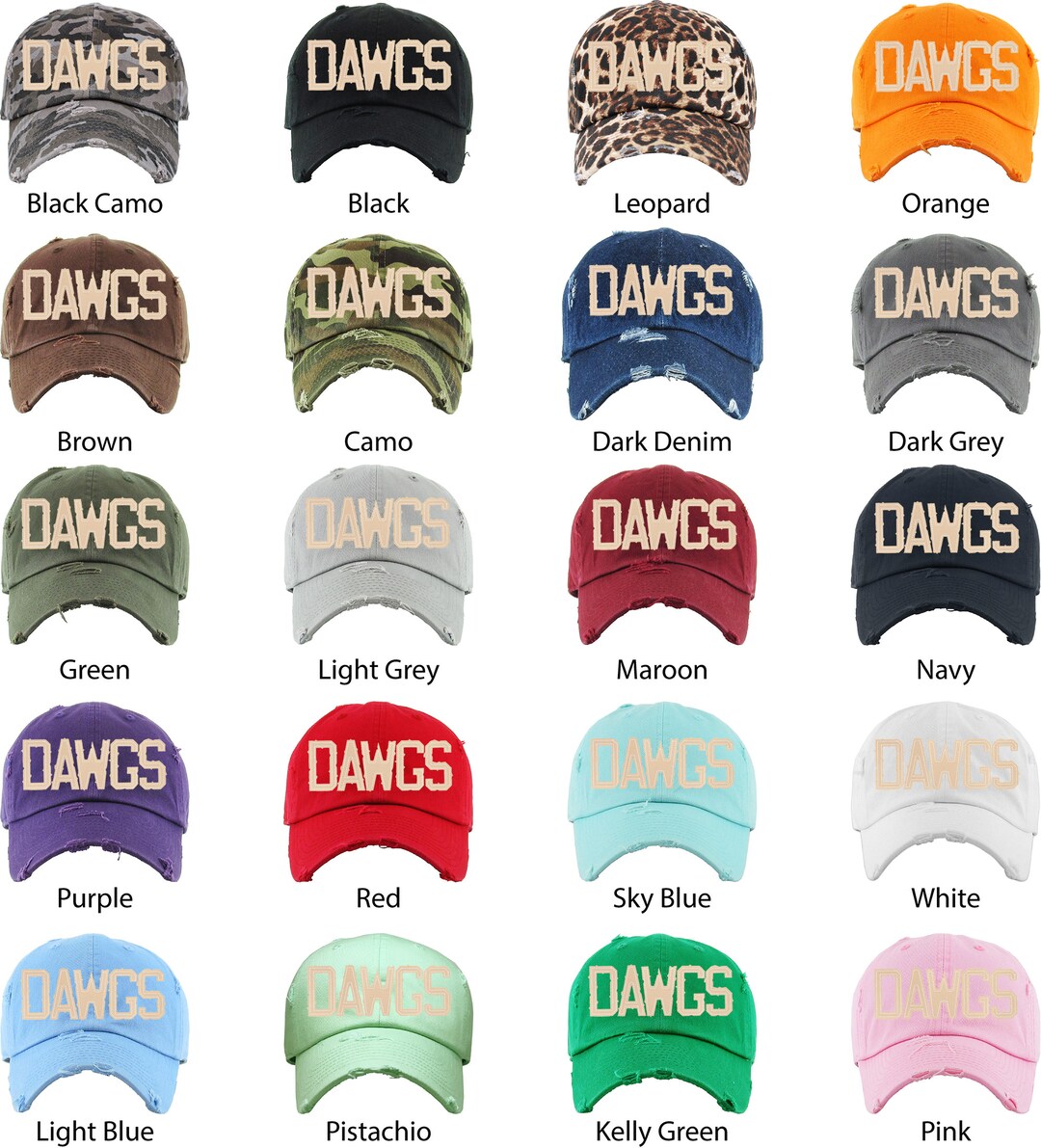 DAWGS Hats - Etsy