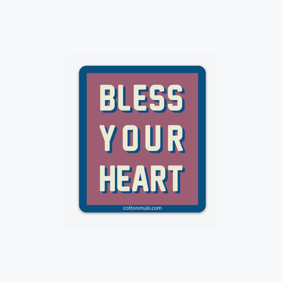 Bless Your Heart Sticker - Etsy