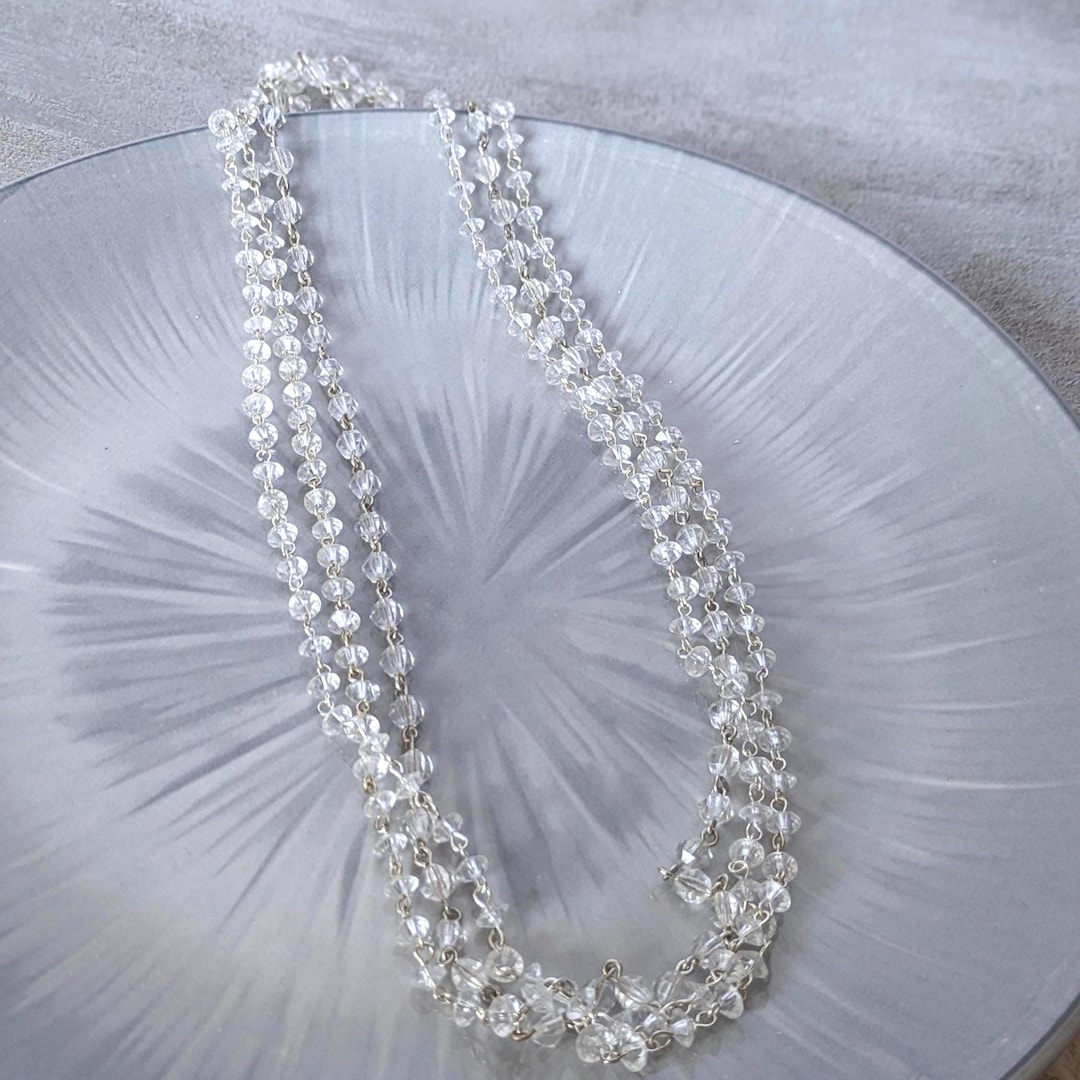 The Triplets – Crystal Beaded Necklace Set | Elegant Layered Jewelry ...