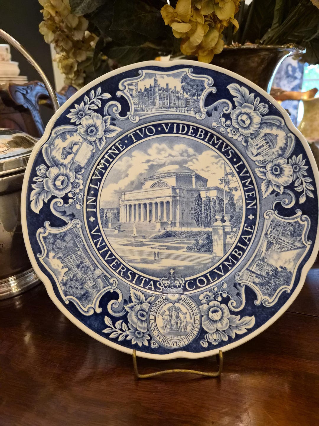 Wedgwood Columbia University Plate Series, 1930's, #4 the Library ...