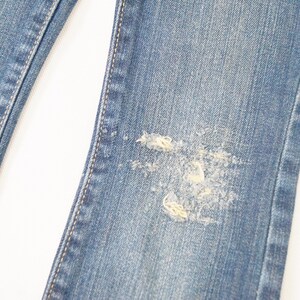 Girls Destroyed DENIM Distressed Jeans Size 10 Slim - Etsy