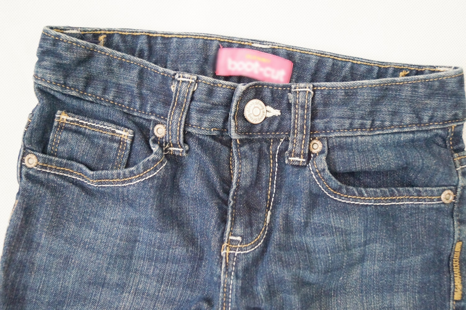 Girls Destroyed DENIM Distressed Jeans Size 10 Slim - Etsy