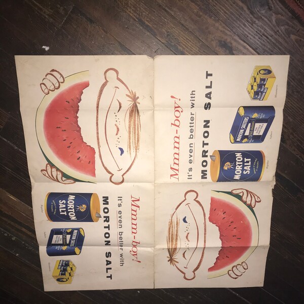 Morton Salt Poster - Etsy