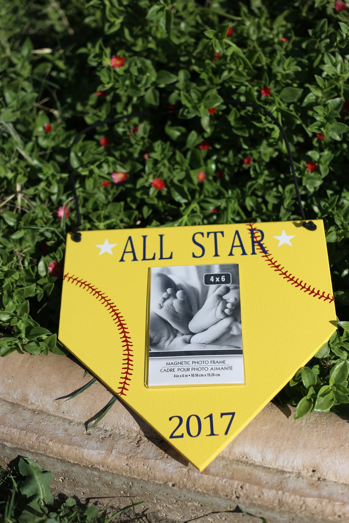 Allstar Home Plate Picture Frame Baseball Homeplate Plaque - Etsy