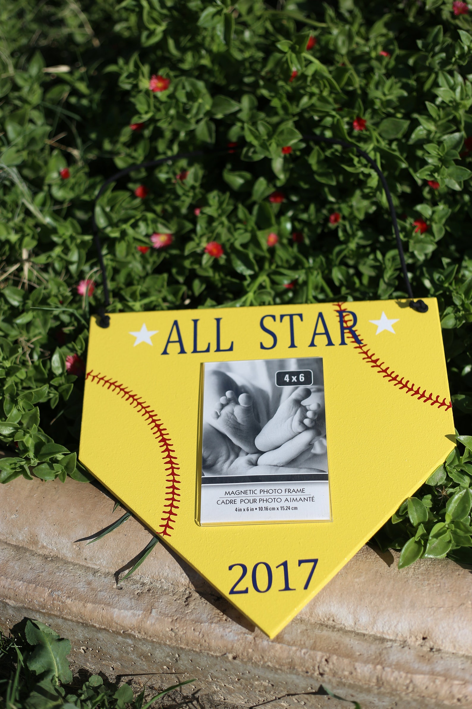 Allstar Home Plate Picture Frame, Baseball Homeplate Plaque, Softball ...