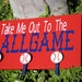Take Me Out to the Ballgame, Baseball Sign, Baseball Picture Sign ...