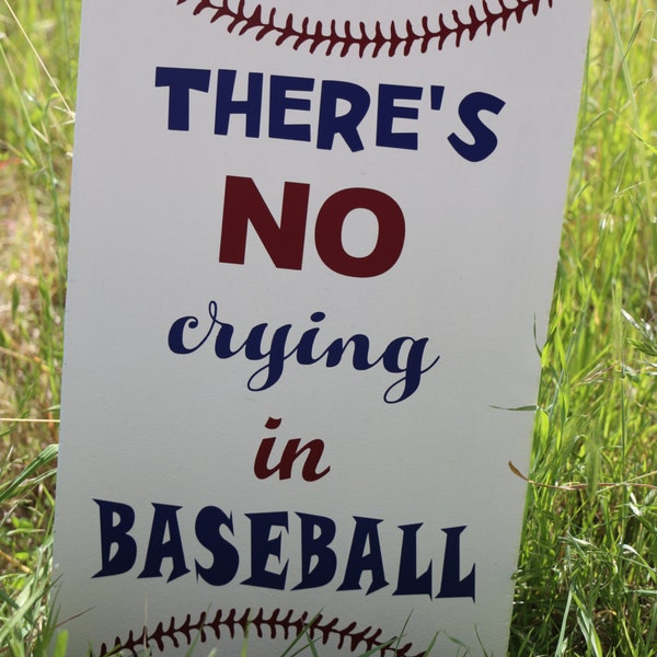 No Crying Sign - Etsy