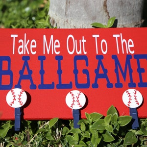 Take Me Out to the Ballgame, Baseball Sign, Baseball Picture Sign ...
