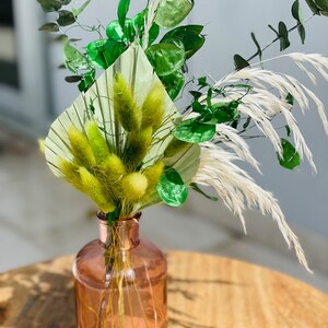 Green Flower Bouquet | Natural Dried Flower Bouquet Dried Flowers for ...