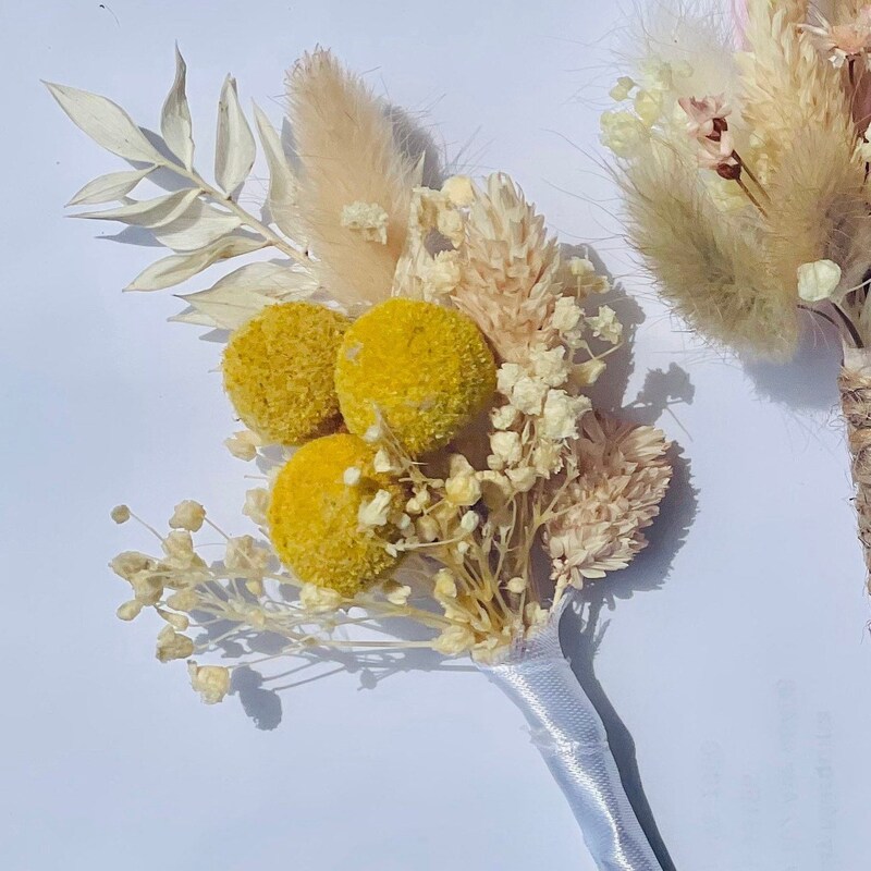 Yellow Dried Flowers - Etsy
