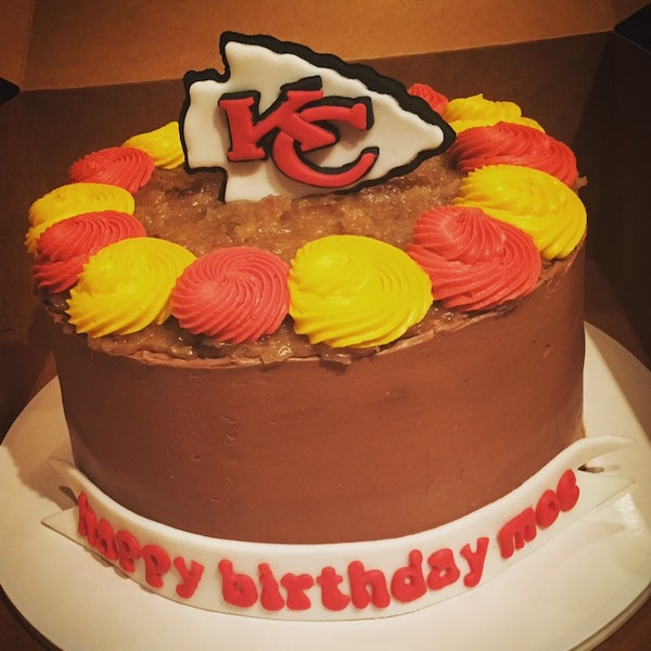 Kansas City Chiefs Birthday Cake - Etsy