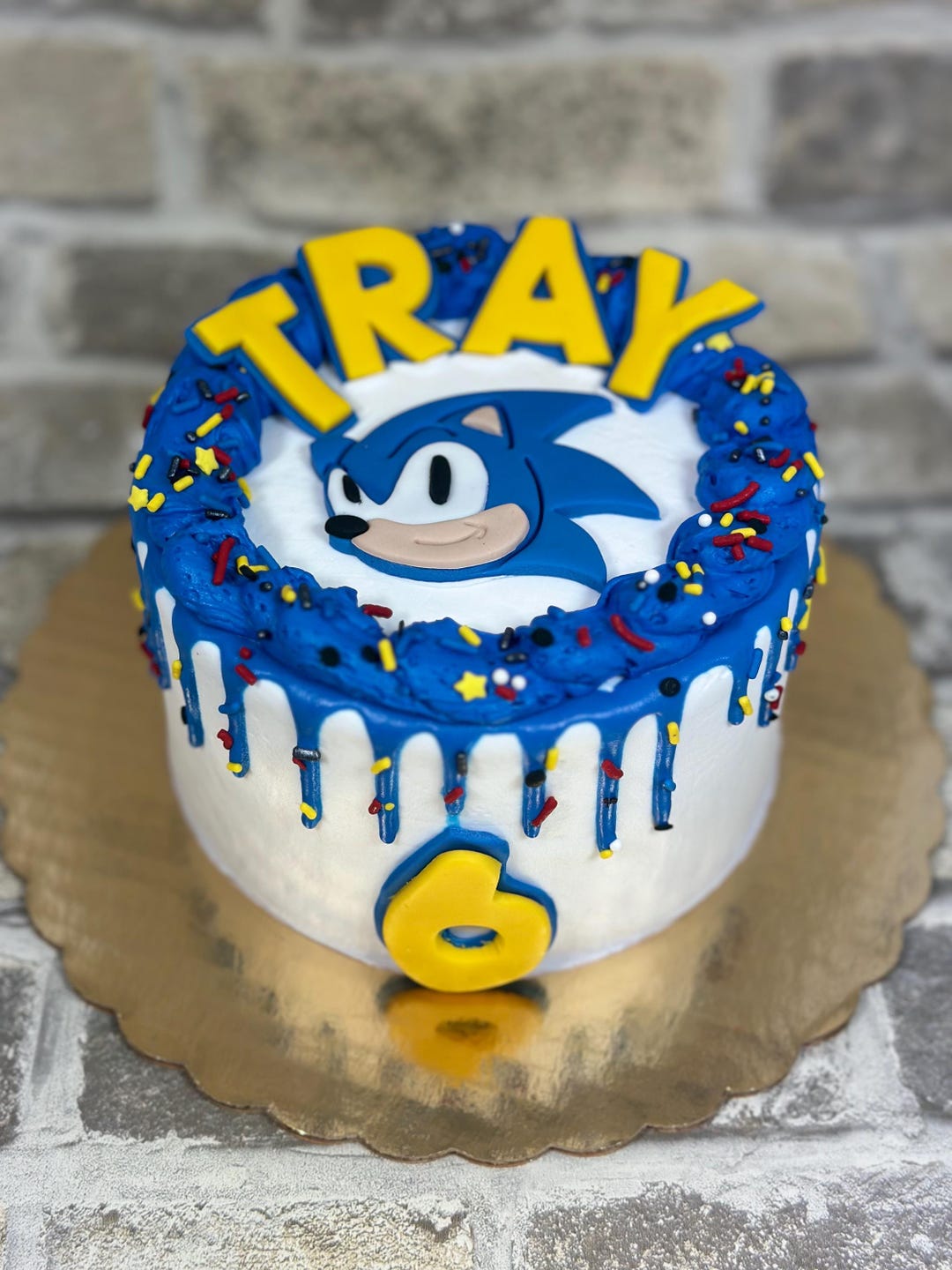 Sonic Hedge Fondant Cake Cupcake Topper - Etsy