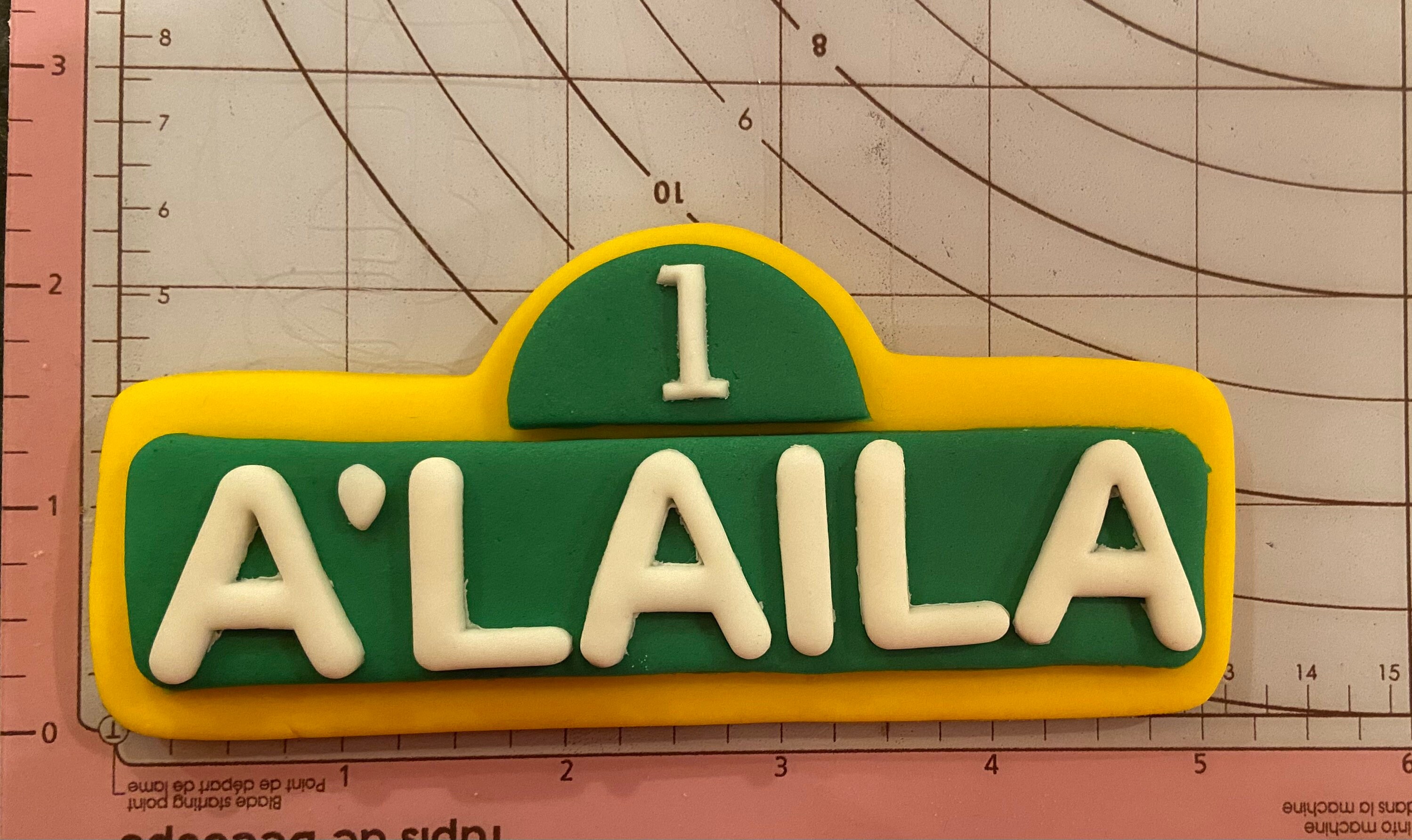 Fondant Street/road Sign - You Customize - Etsy