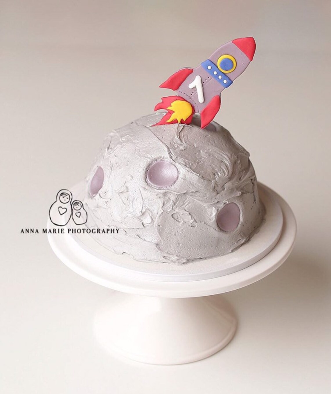 Fondant Rocket Cake Topper - Etsy