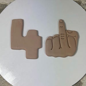 Middle Finger FU Fondant Cake Topper - Etsy