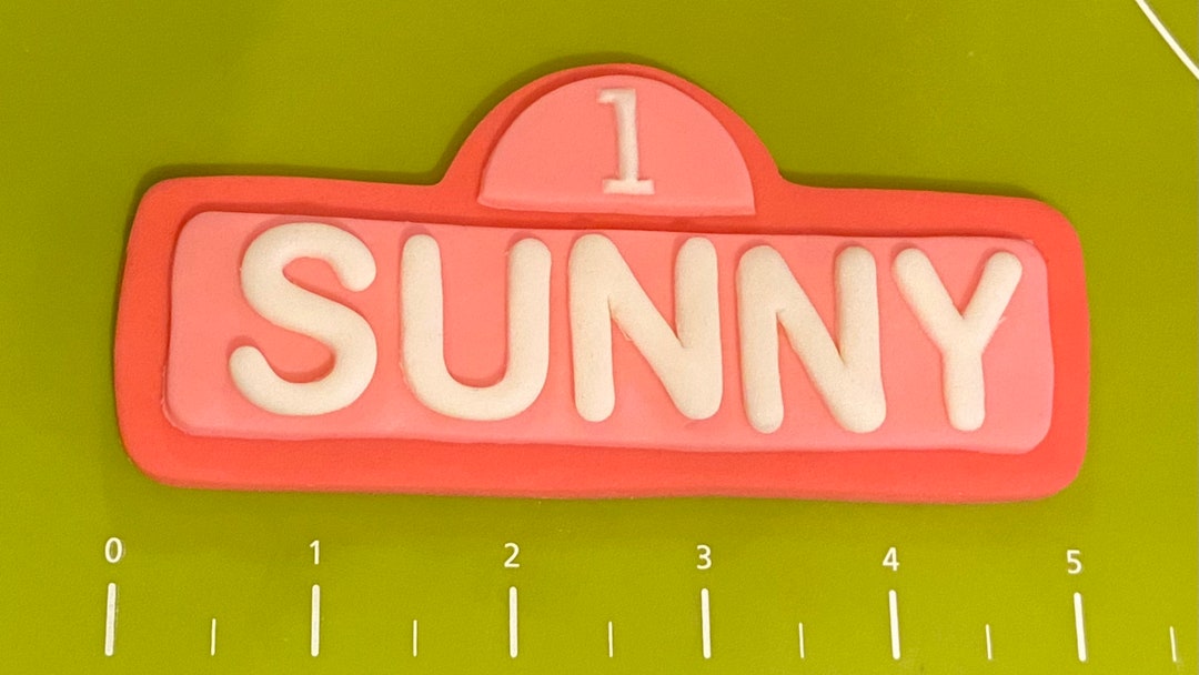 Fondant Street/road Sign - You Customize - Etsy