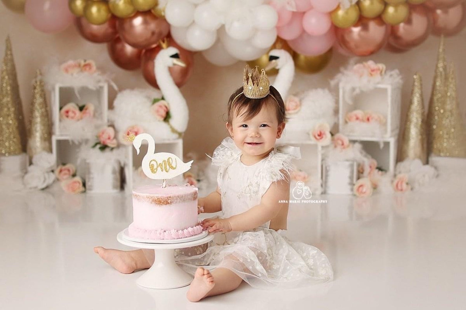 Swan Princess Cake Topper - Etsy