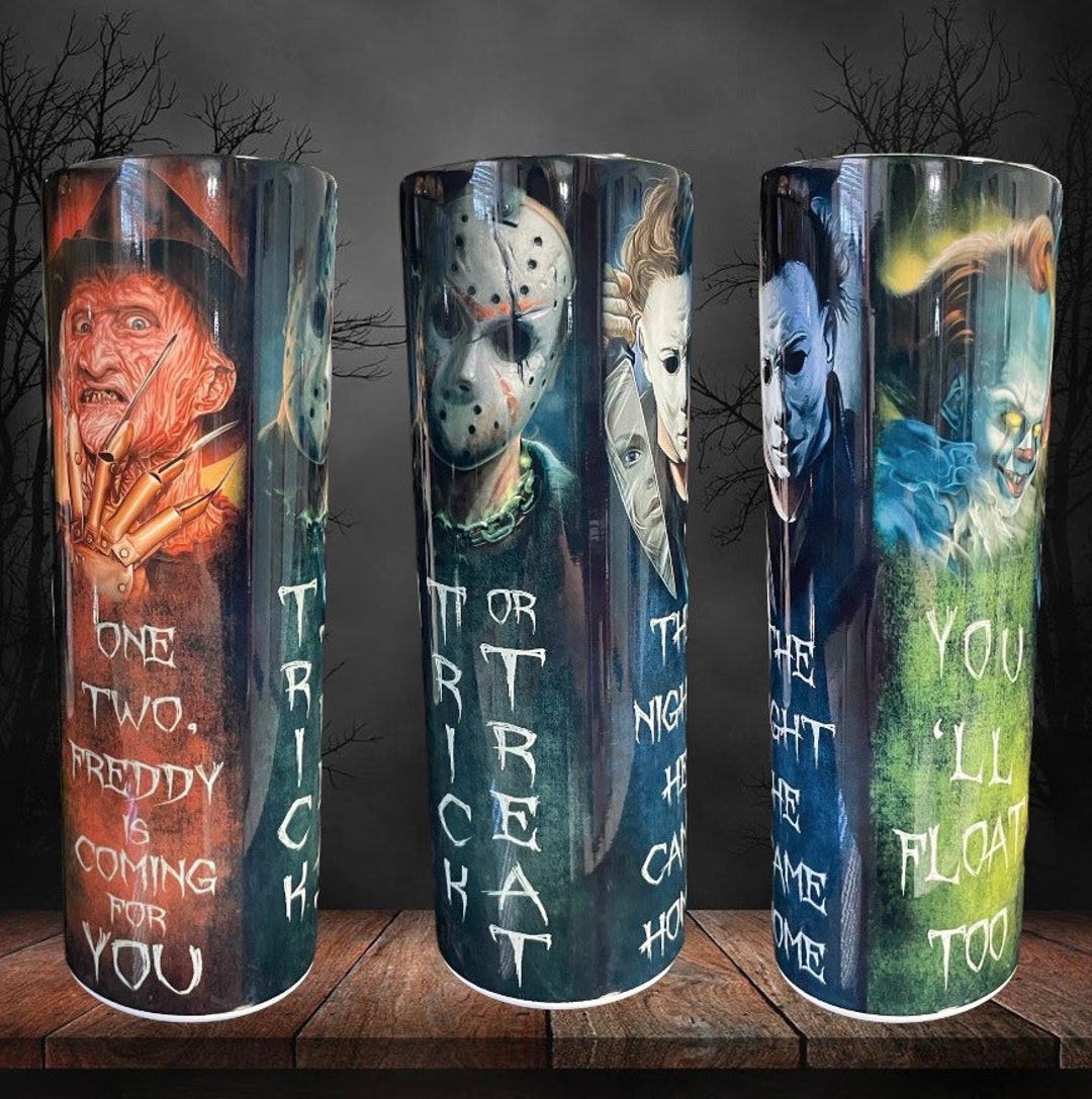 Horror Theme Tumbler - Etsy