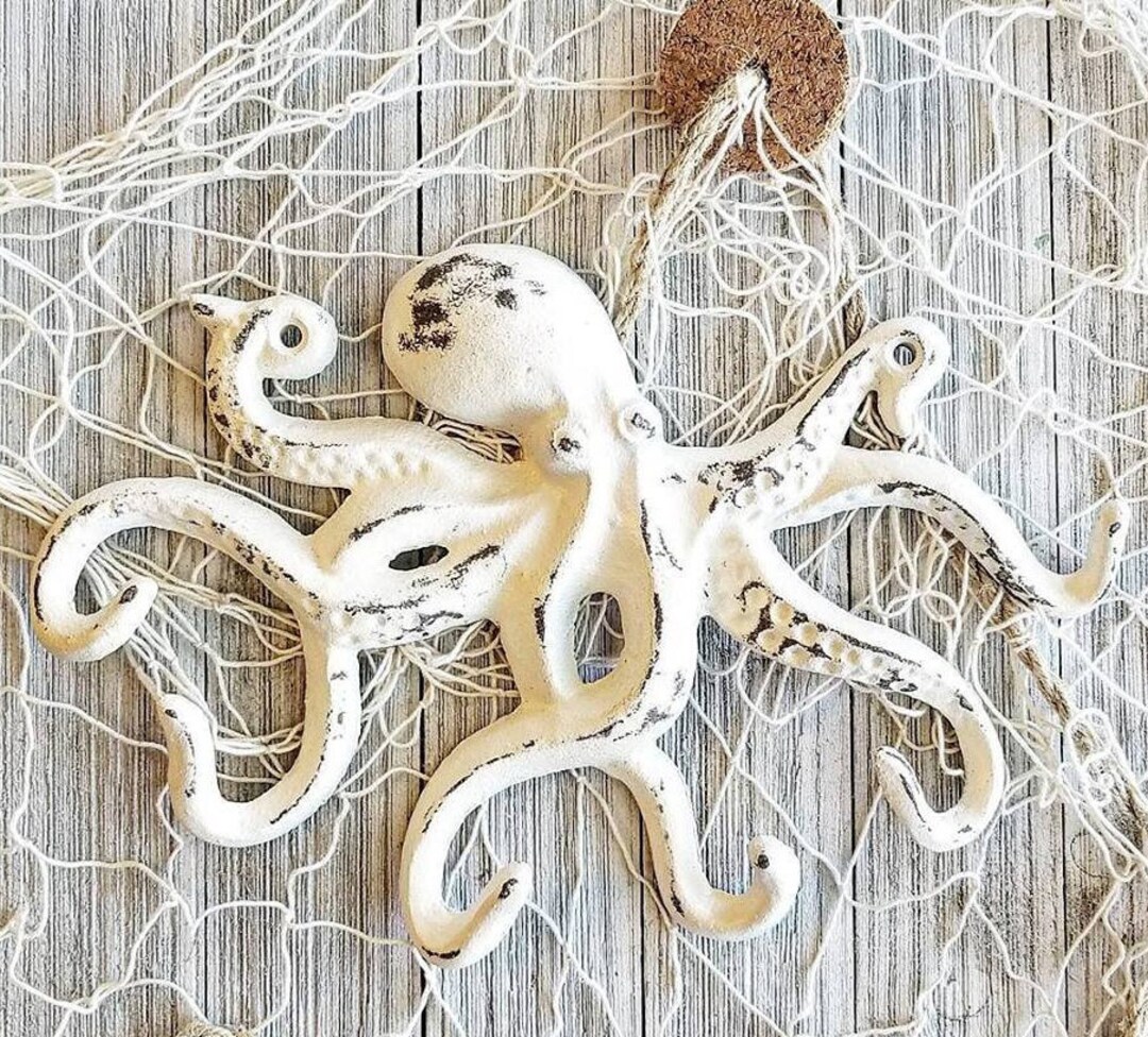 Octopus Key Holder Towel Holder Towel Hanger Octopus Decor - Etsy