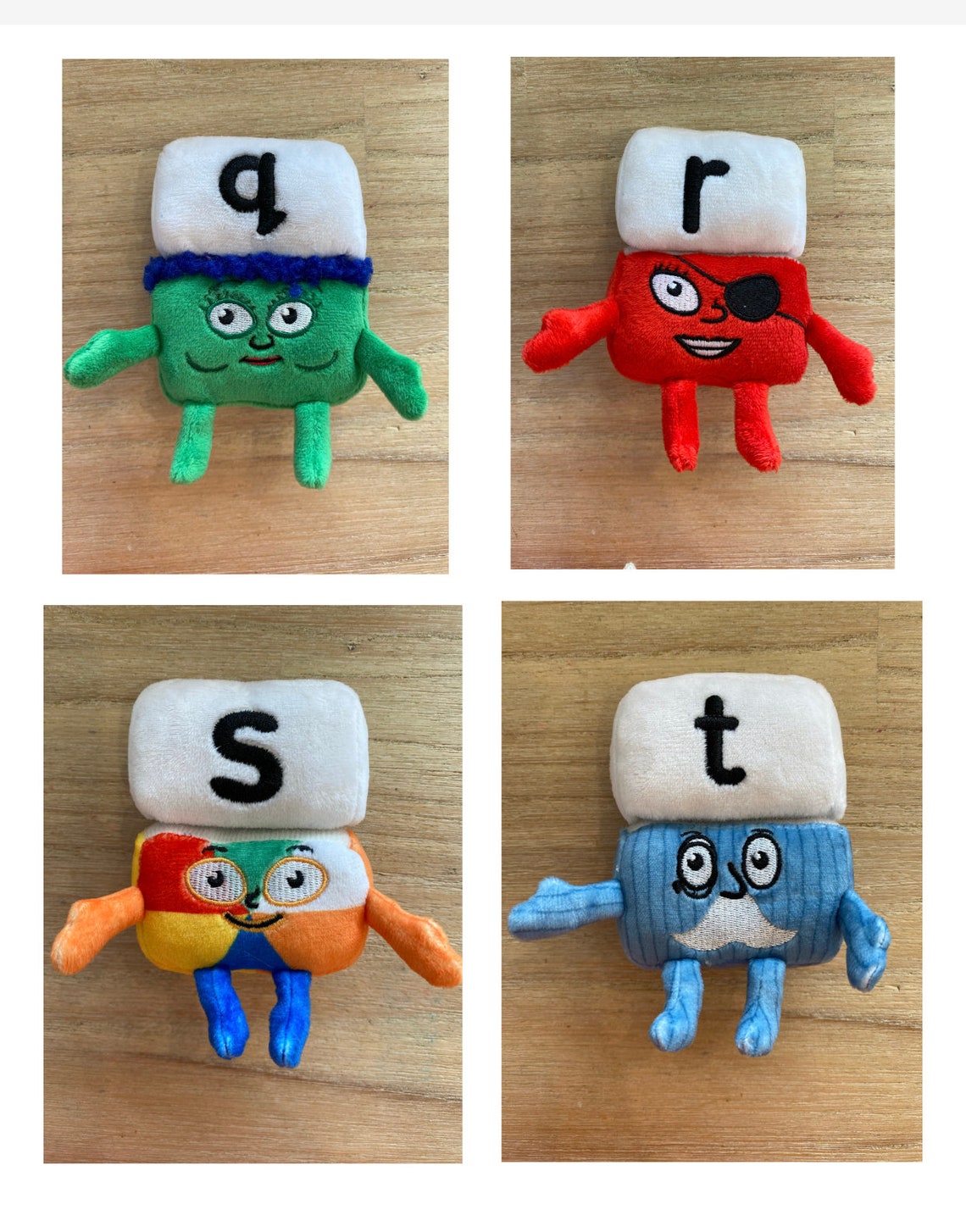 Alphablocks Plush Toy, Mini Fred single Plush - Etsy Canada