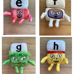 Alphablocks Plush Toys 26 Letter Full Set - Etsy
