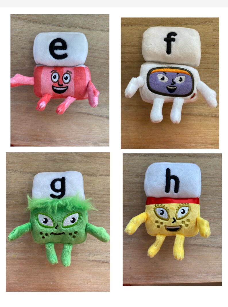 Alphablocks Plush Toy single Letter - Etsy