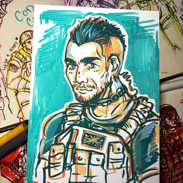 Ghost Cod Fanart - Etsy