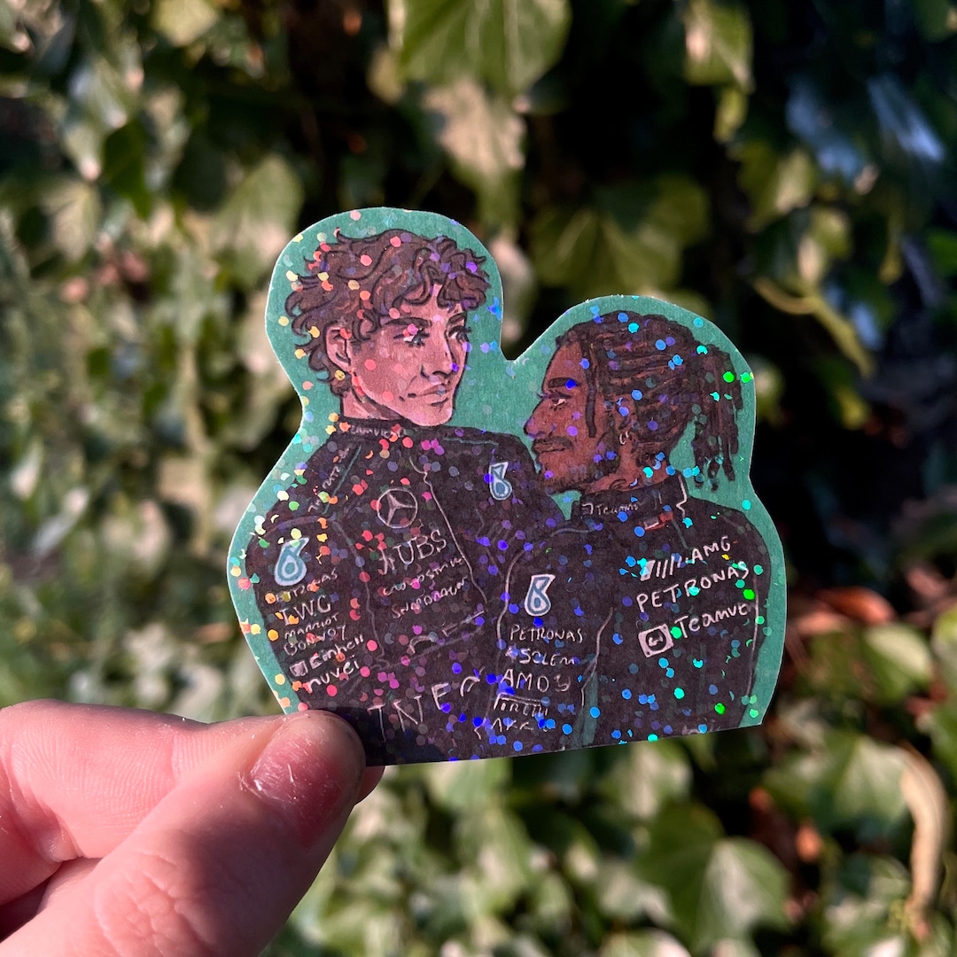 Lewis and George Mercedes INSPIRED Stickers! Holographic Formula 1 ...