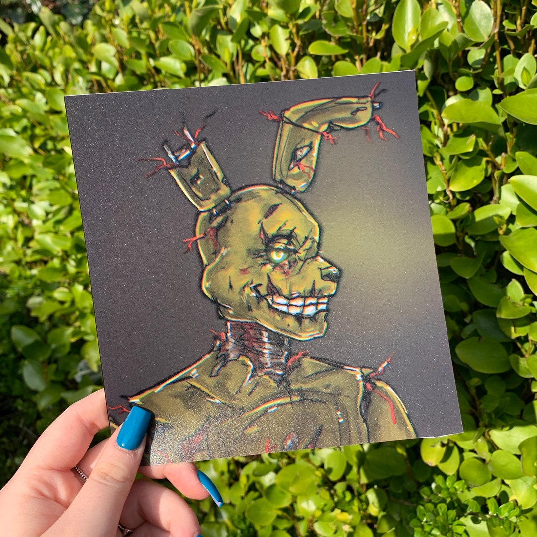 Springtrap Art Print // Fnaf, Vanny, Glitchtrap, William Afton ...