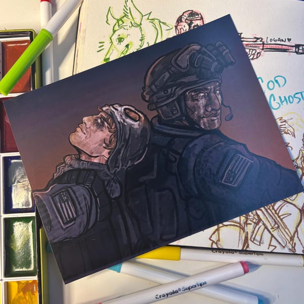 Ghost Cod Fanart - Etsy