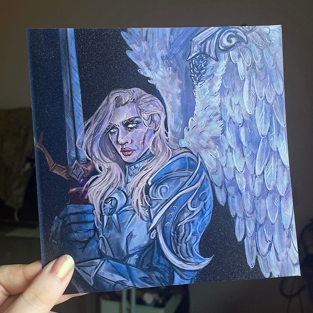 Selunes Sword Art Print // Baldurs Gate 3 Dame Aylin, Isobel Thorm ...