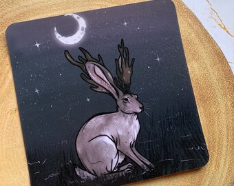 Jackalope Art Print | Etsy