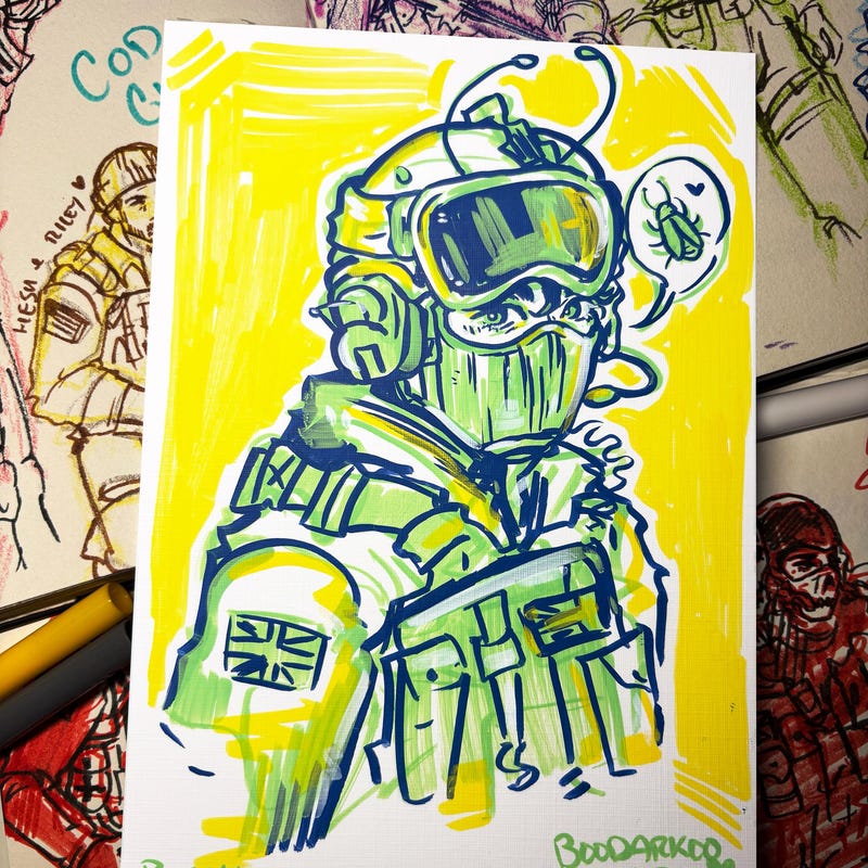 Ghost Cod Fanart - Etsy