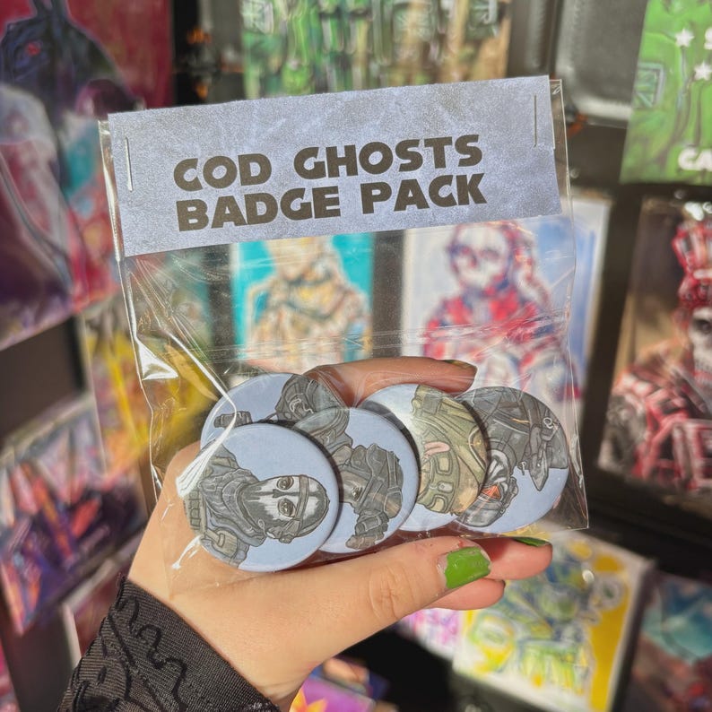 FPS Military Characters INSPIRED Badge Pack! Shiny Finish Pinback ...