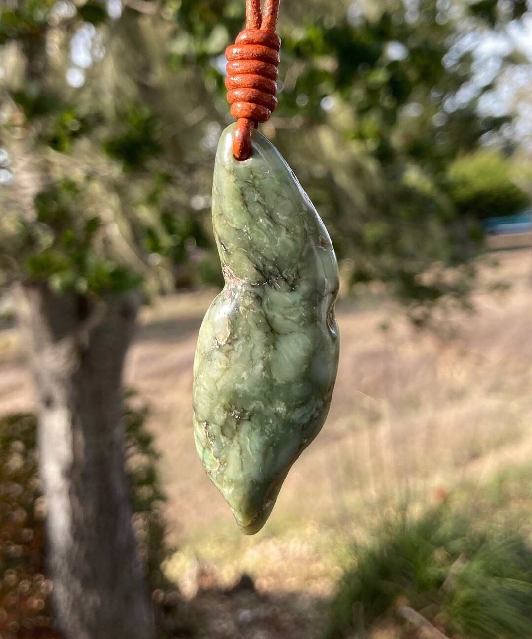 Eel River Botryoidal Jade Pendant - Etsy