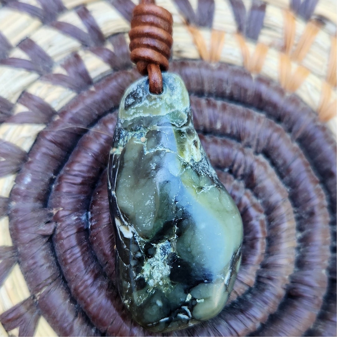 Big Sur Botryoidal Jade Pendant - Etsy