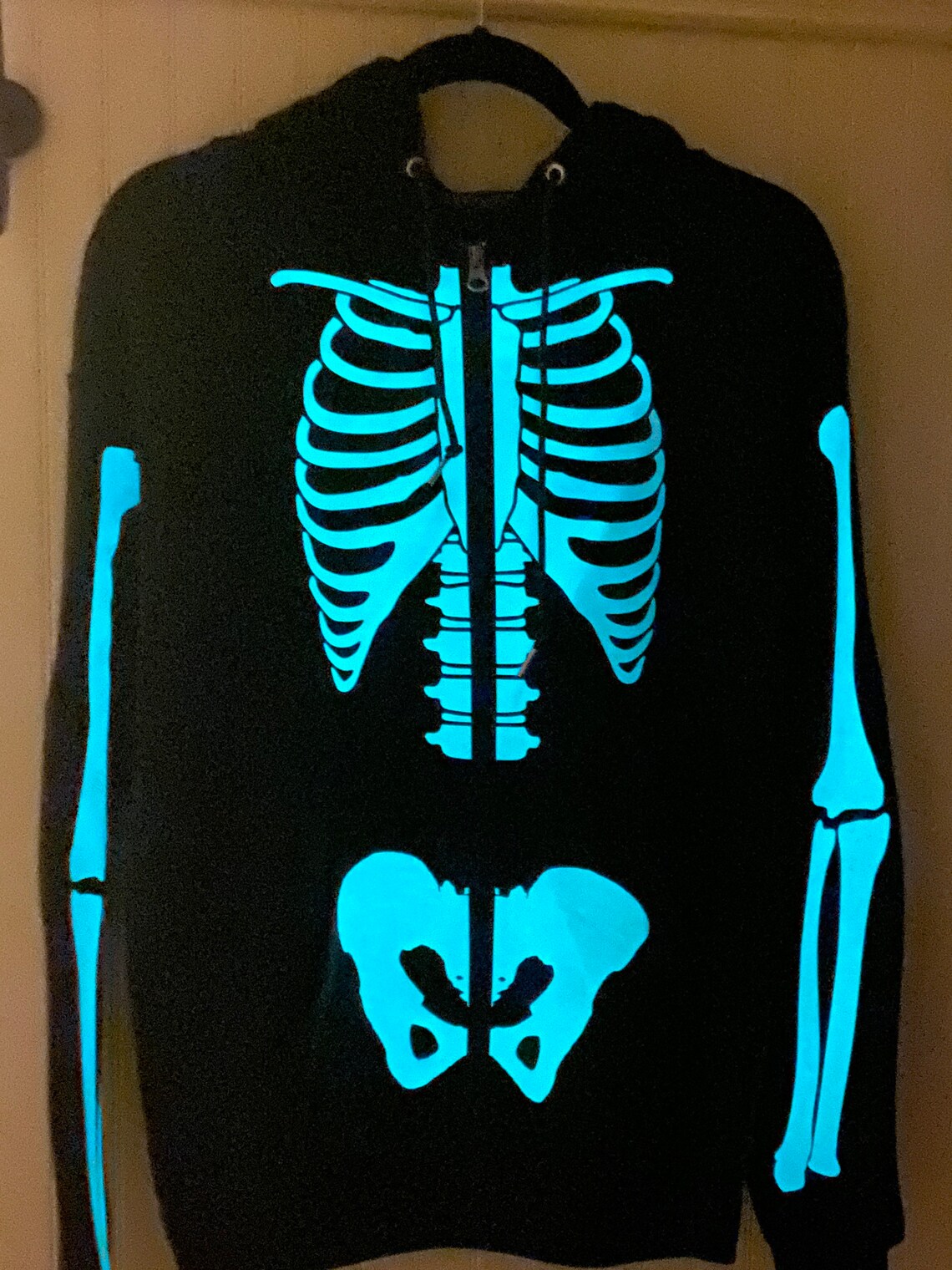 Halloween Decal Skeleton Glow-in-dark DECAL ONLY - Etsy