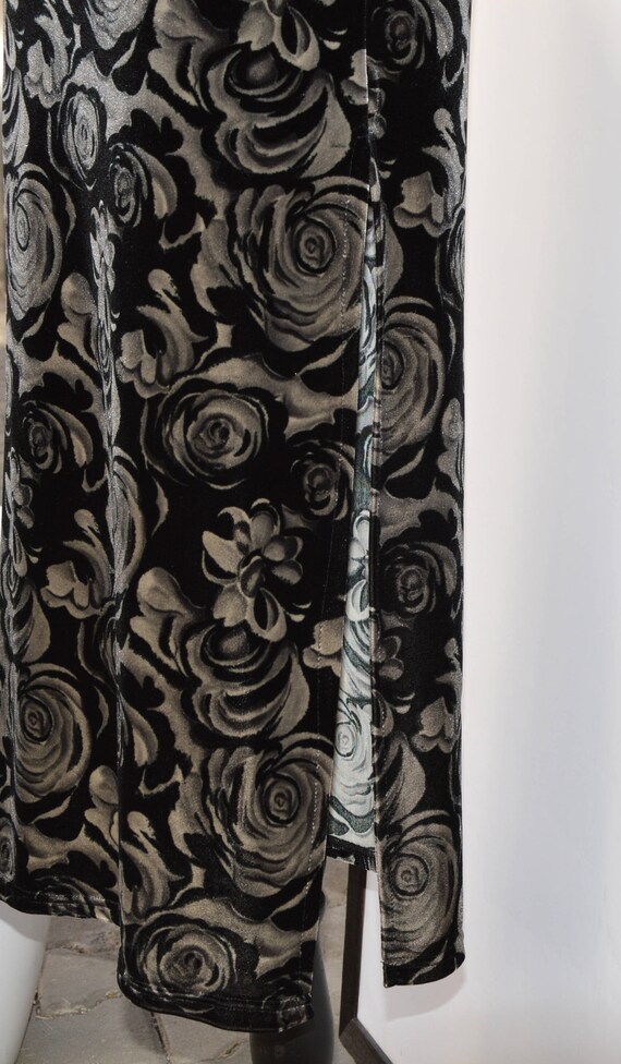Vintage 1960 Cocktail Velvet Dress Gem