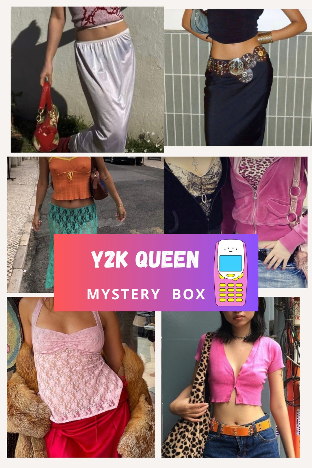Y2K QUEEN 2000s Style Mystery Box Vintage Clothing Bundle Y2K Mystery ...