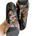 2000s Ed Hardy Black Leather Heels Size 37. 1/3 US 7 UK 5 Extravagant ...