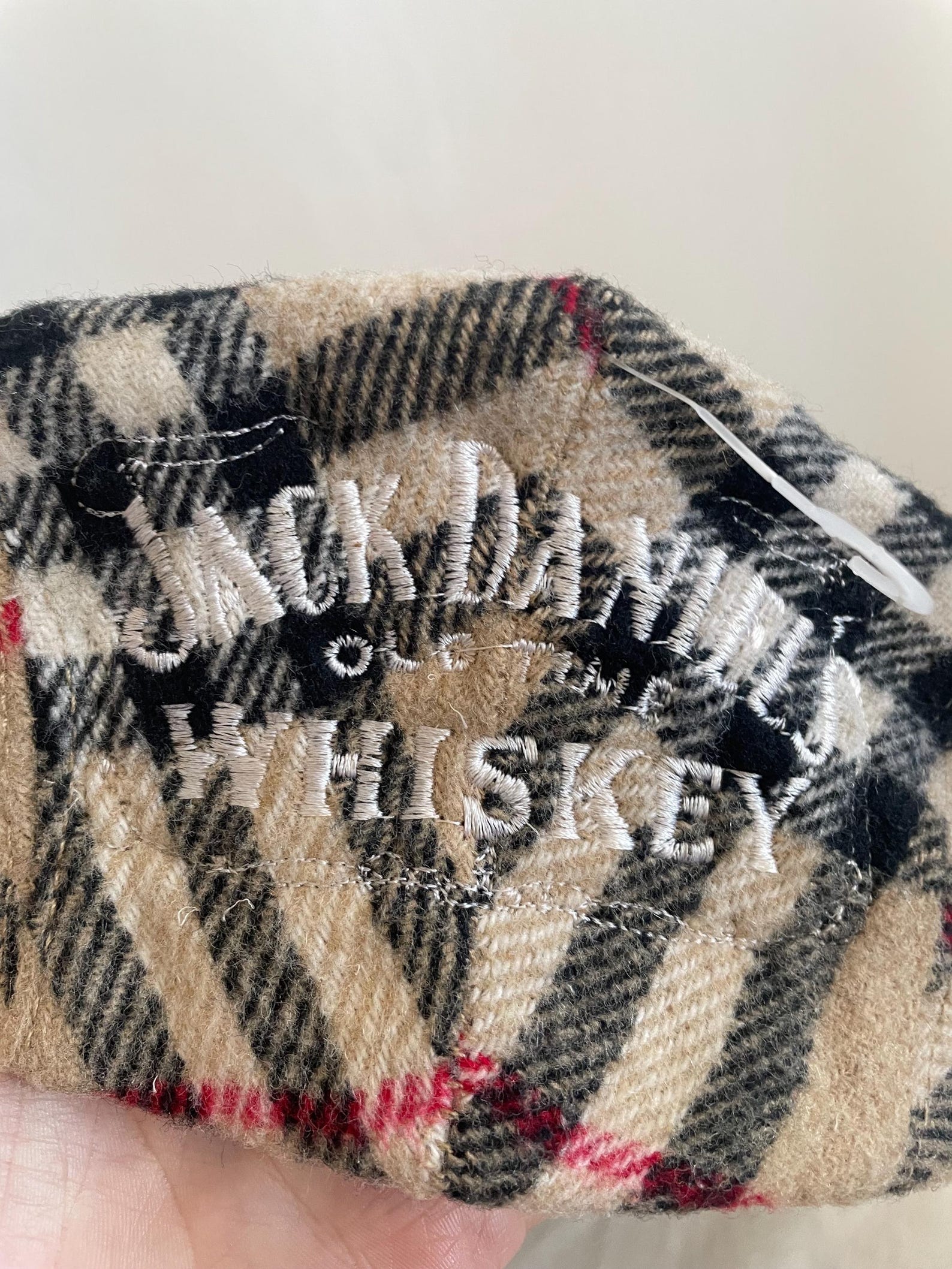 Vintage Beret Check Pattern Beret, Check Cap, Jack Daniels Wool Hat ...